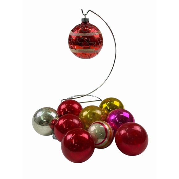 Shiny Brite | Holiday | Vintage Shiny Brite Glass Ball Bulb Ornaments ...